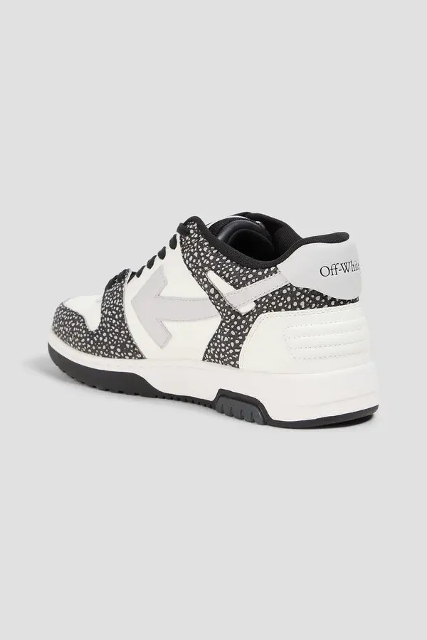 Off-White Out Of Office Textured Leather Sneakers