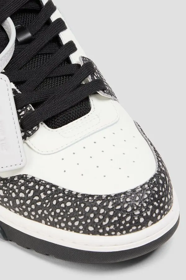 Off-White Out Of Office Textured Leather Sneakers