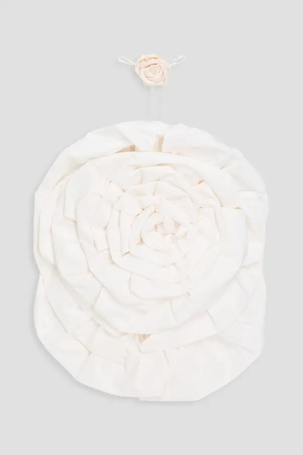 LEO LIN Bloom Rose Strapless Mini Dress - Ivory