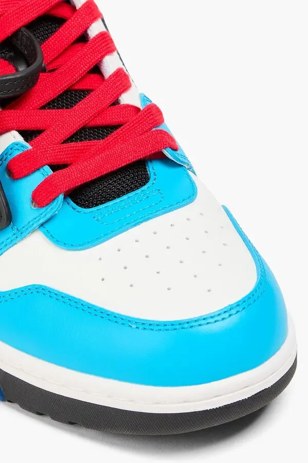 Off-White Out Of Office Leather Sneakers - Azure