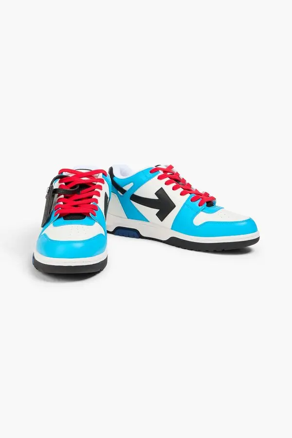 Off-White Out Of Office Leather Sneakers - Azure