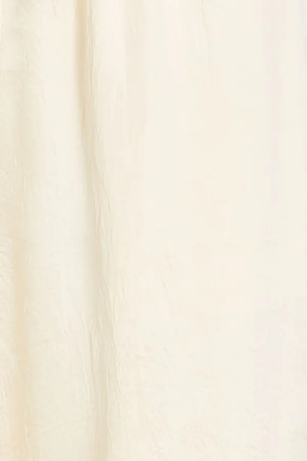 Simkhai Crinkled Satin Wide-leg Pants