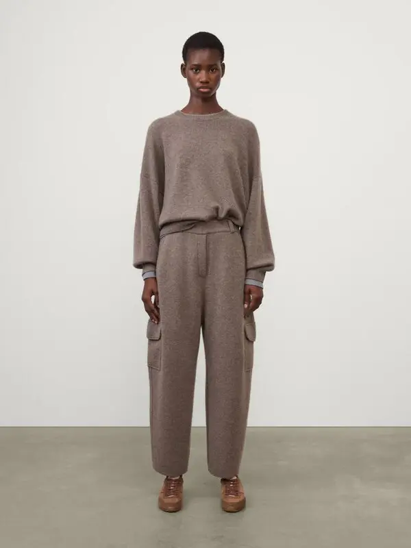 LISA YANG Azaria Cashmere Trousers - Brown