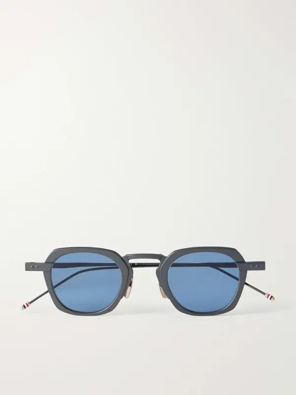 Thom Browne Square Frame Sunglasses - Black
