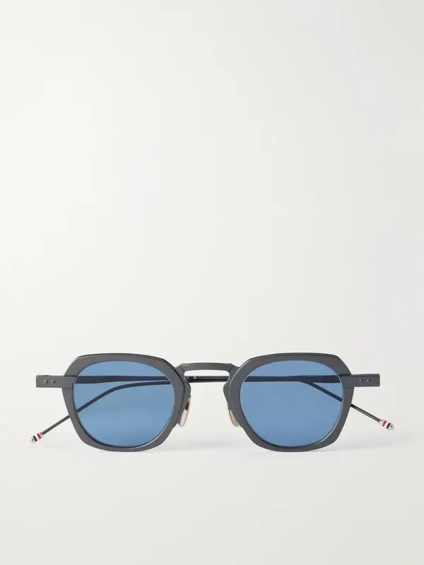 Thom Browne Square Frame Sunglasses - Black
