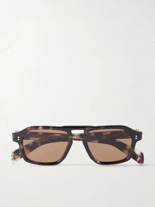 CUTLER AND GROSS Gr15 Aviator-style Sunglasses - Brown