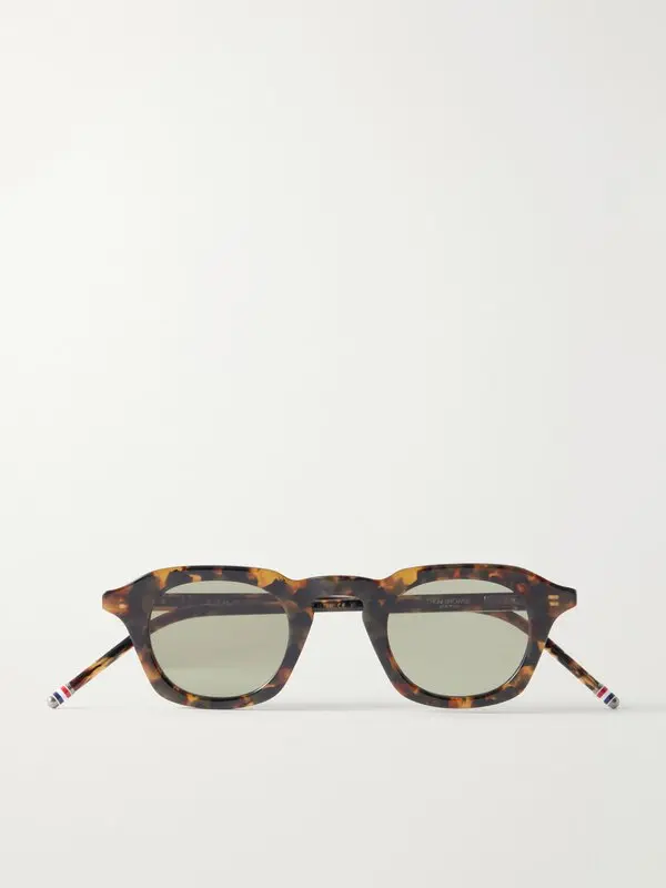 Thom Browne Round-frame Tortoiseshell Sunglasses - Brown