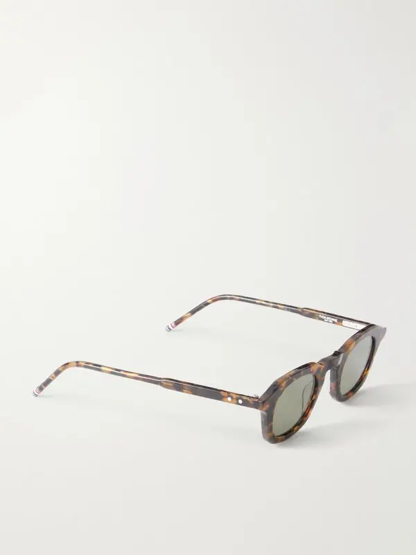 Thom Browne Round-frame Tortoiseshell Sunglasses - Brown
