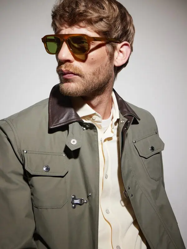 CUTLER AND GROSS Gr14 Aviator-style Sunglasses - Brown