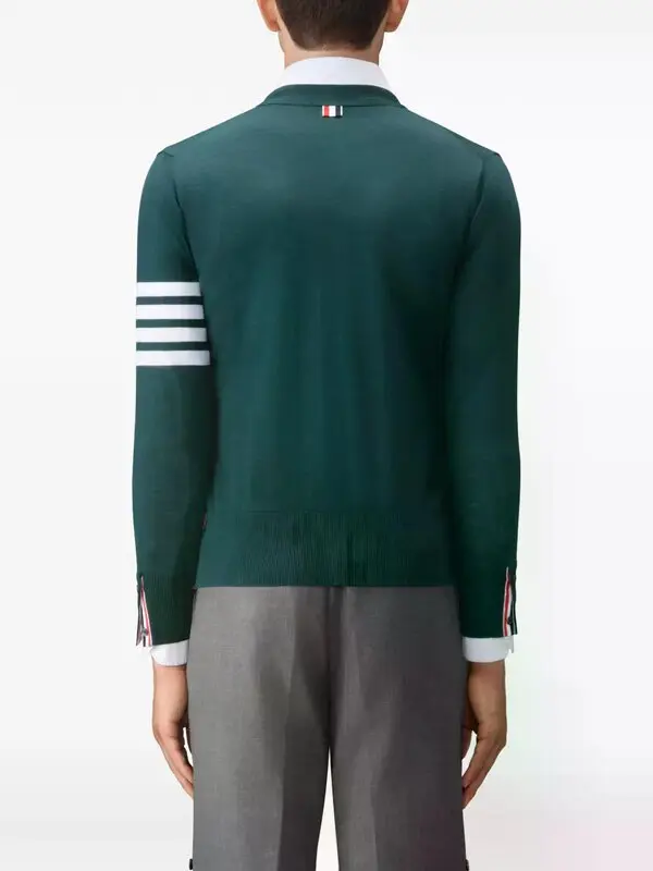 Thom Browne 4-bar V-neck Cardigan