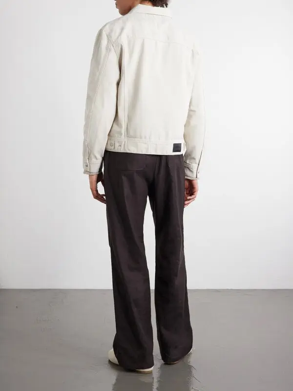 FRAME Cotton Trucker Jacket - Neutrals