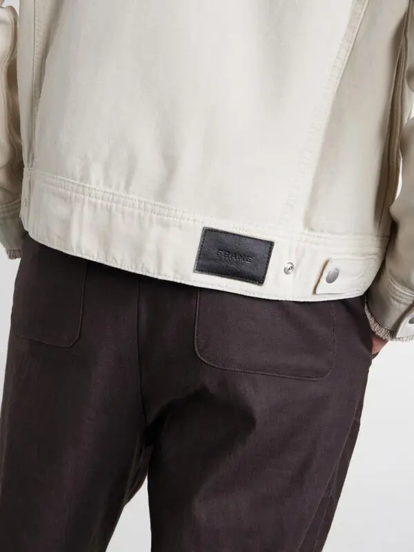FRAME Cotton Trucker Jacket - Neutrals