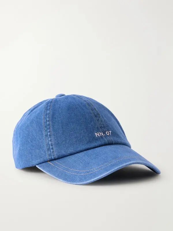 Nn07 Logo-embroidered Baseball Cap - Blue