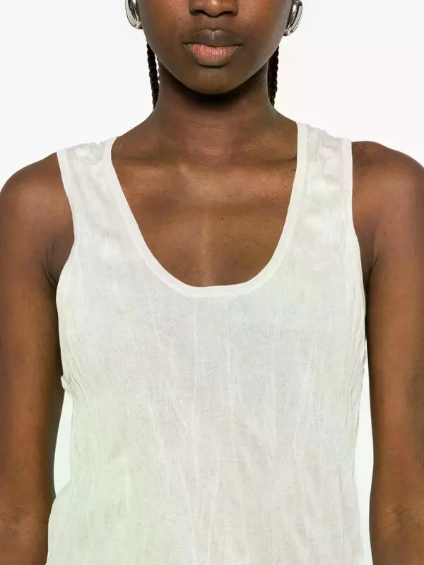 TOTEME Crinkled-texture Top - Neutrals