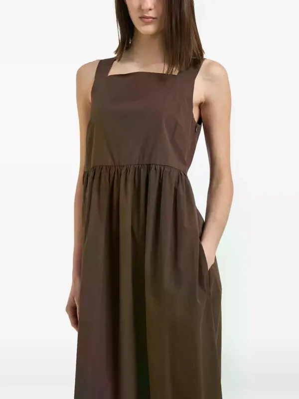 Max Mara Lace-panel Midi Dress