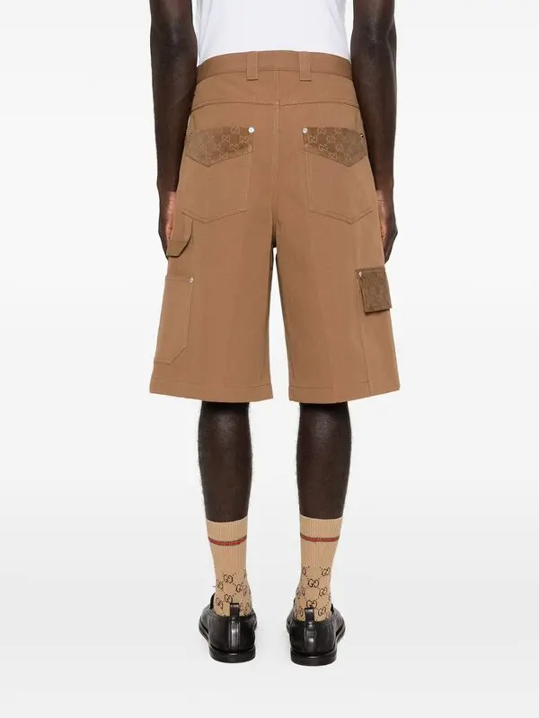 Gucci Gg-motif Multiple-pocket Shorts