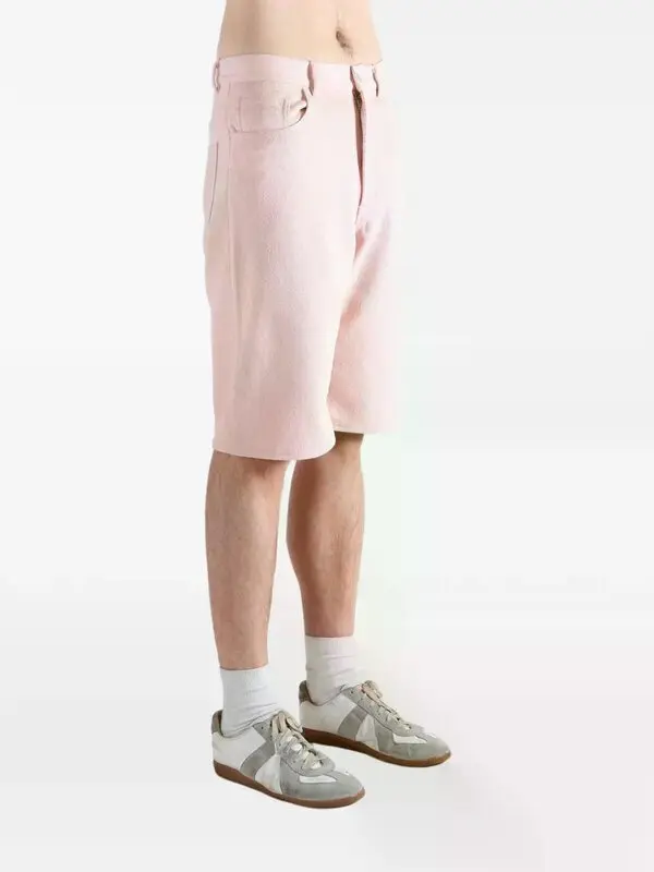 Auralee Nep Denim Bermuda Shorts