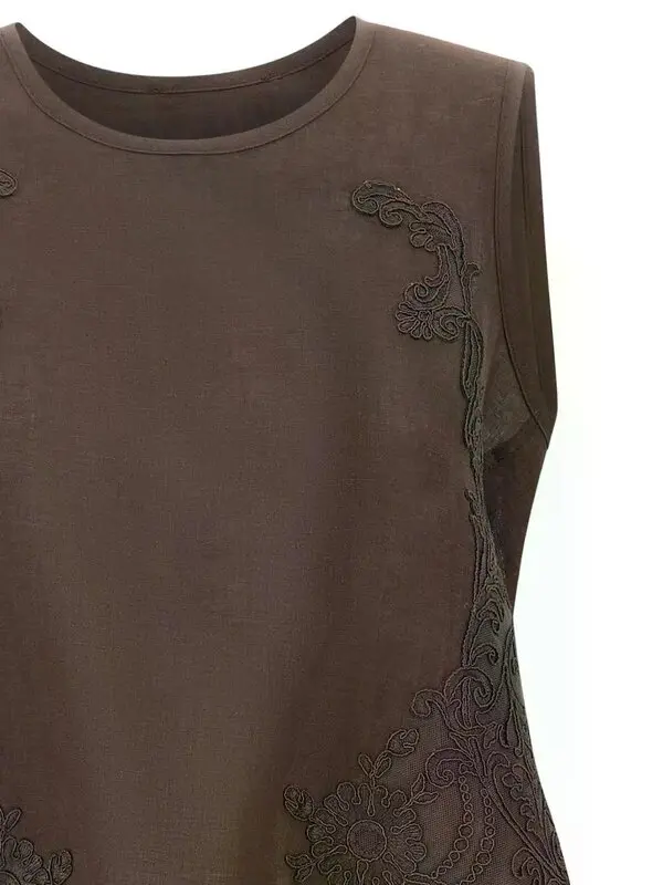 MAURIZIO MYKONOS Embroidered Blouse