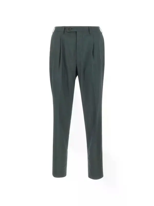 Corneliani Pleated Trousers - Green