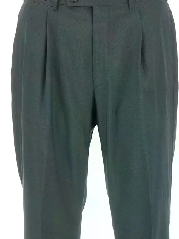 Corneliani Pleated Trousers - Green