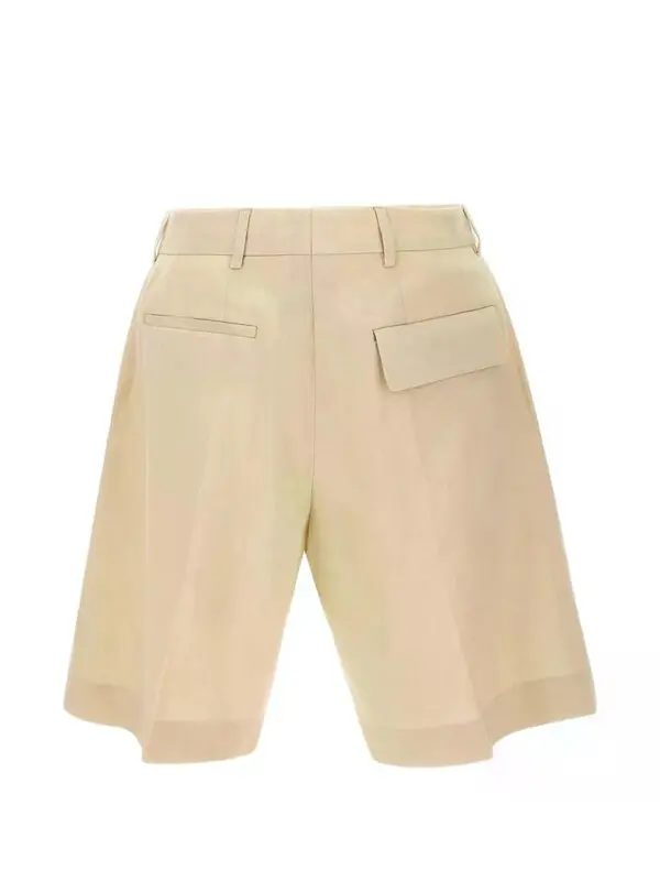 Paul Smith Double-pleated Shorts - Neutrals