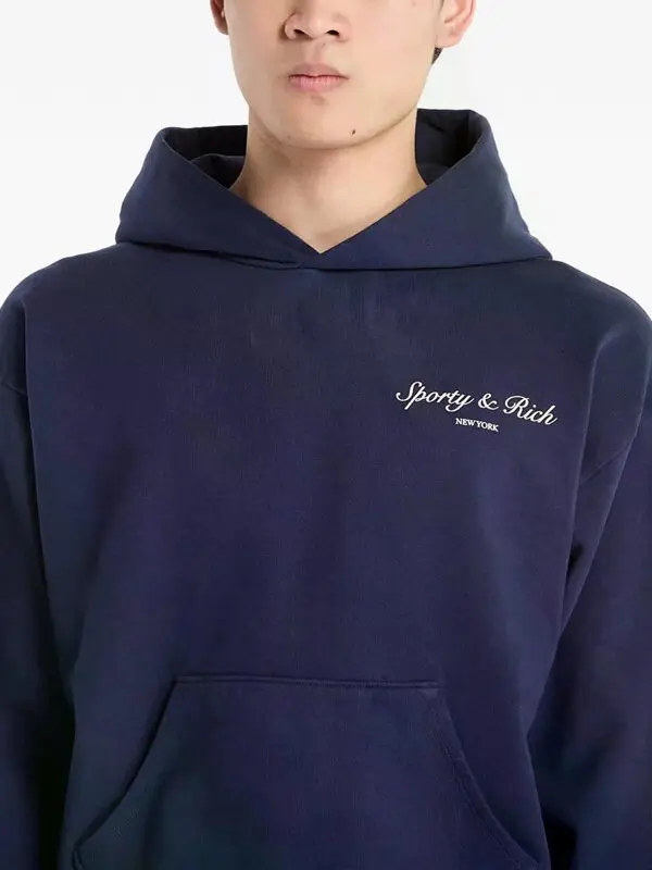 Sporty & Rich Logo-print Hoodie