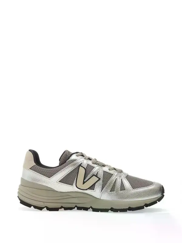 VEJA Salar Metallic-effect Sneakers - Silver