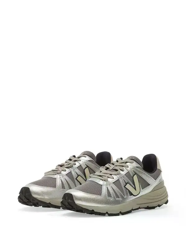 VEJA Salar Metallic-effect Sneakers - Silver