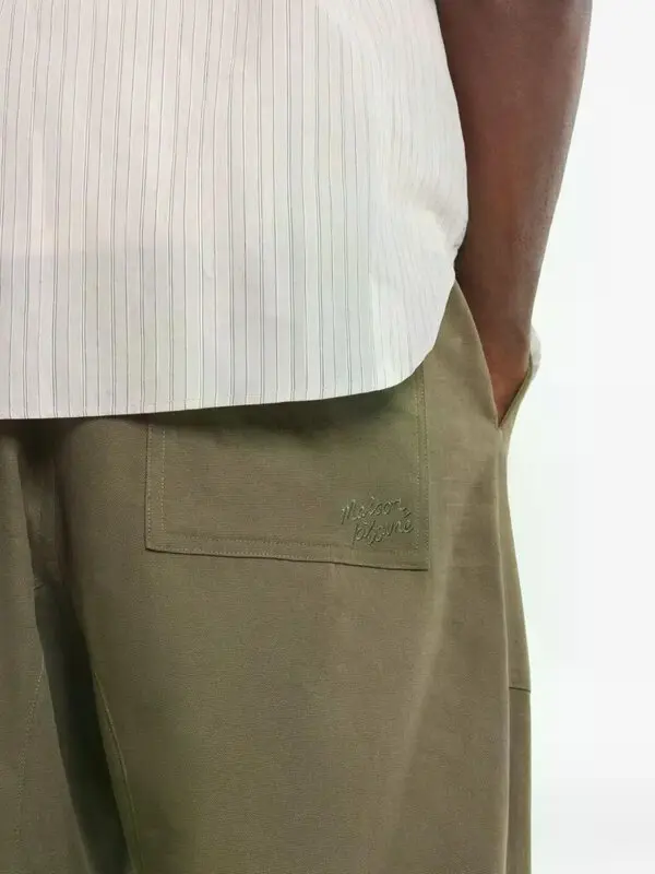 Maison Kitsuné Drawstring Waistband Trousers