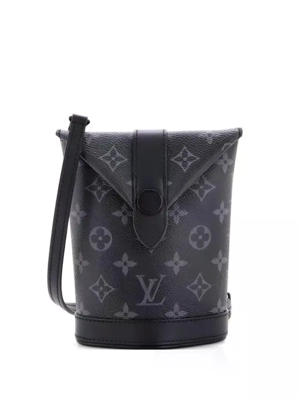LOUIS VUITTON Envelope Pouch Monogram Eclipse Canvas Shoulder Bag