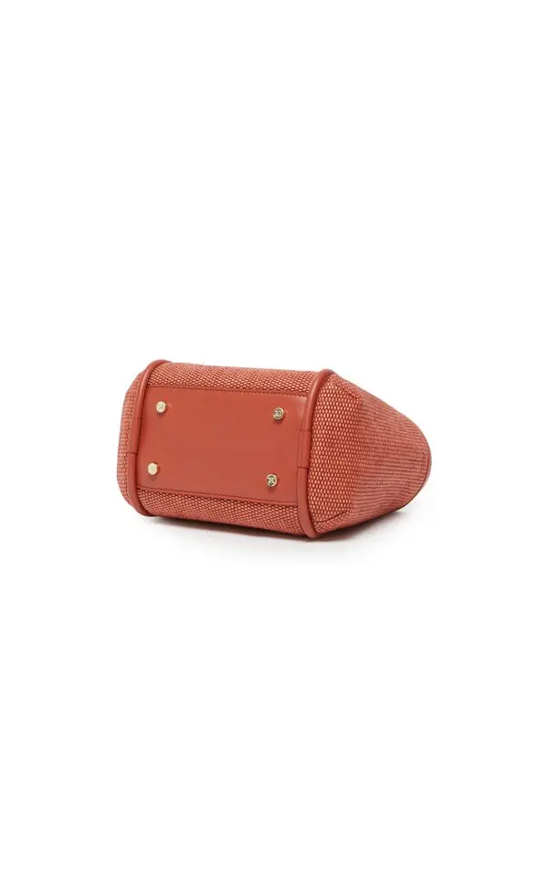 Max Mara Raffia-effect Mini Bag