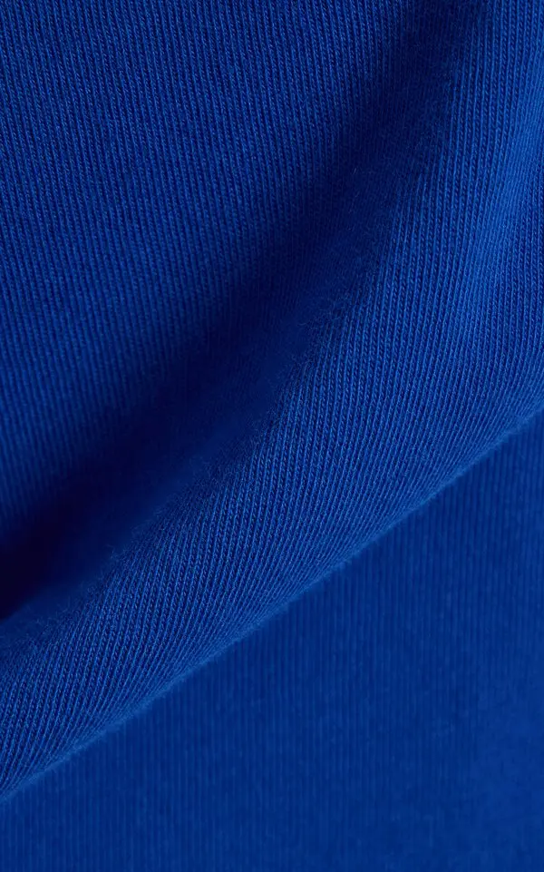 AGOLDE Adine Shrunken Cotton T-shirt - Blue