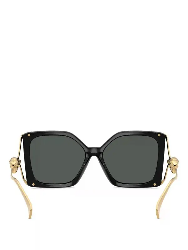 Versace Crystal-embellished Square Sunglasses