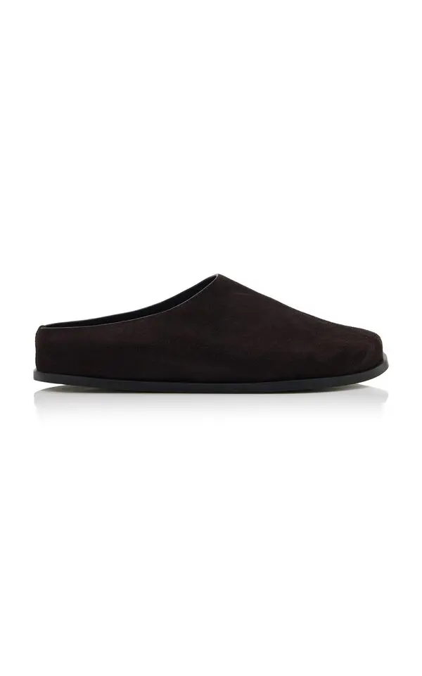 A.emery Lou Suede Clogs - Berry