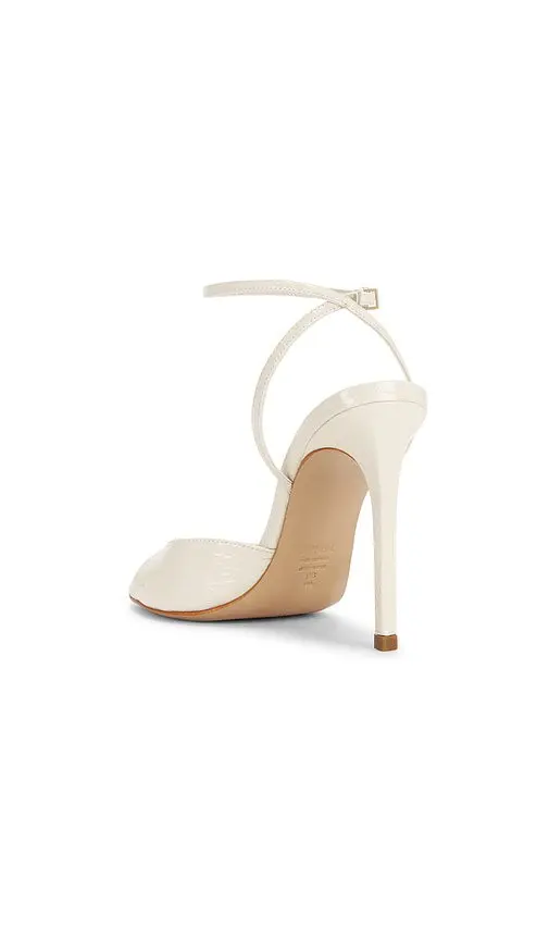 Schutz Arlette Stiletto Heel Sandals - White