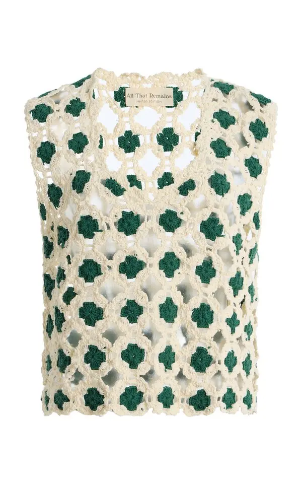 ALL THAT REMAINS Cris Cotton Crochet Top