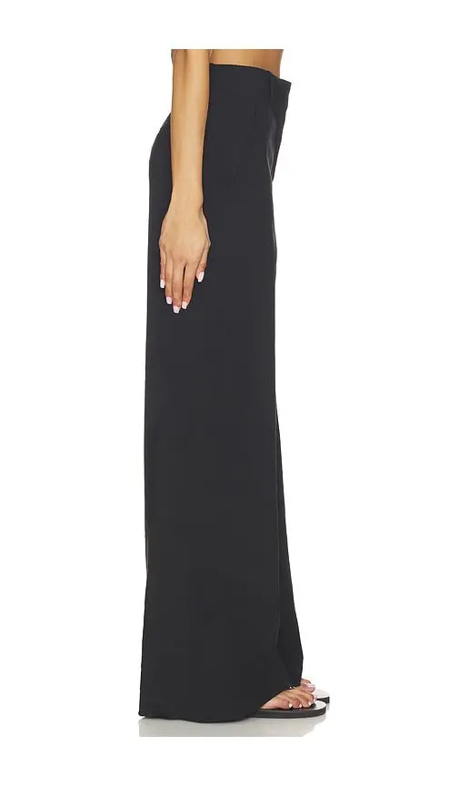 Theory High Waisted Wide Leg Trousers