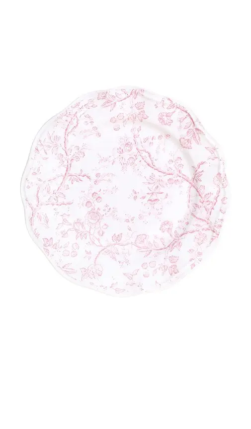 NOON & MOON Rosy Bloom Plate 7.5 Inch - Pink