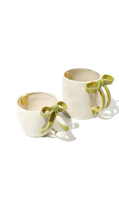 NOON & MOON Bowknot Coffee Mug