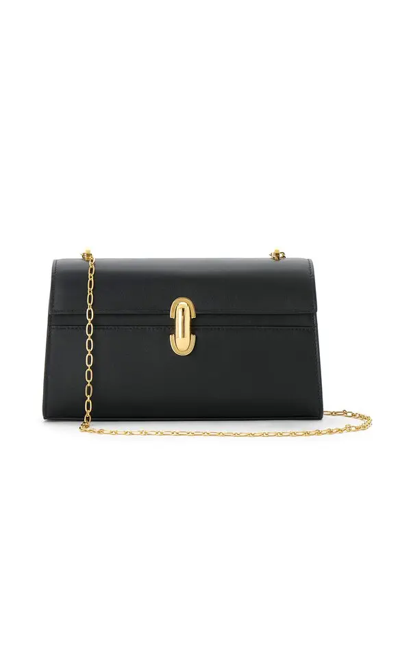 Savette The Symmetry Leather Pochette - Black