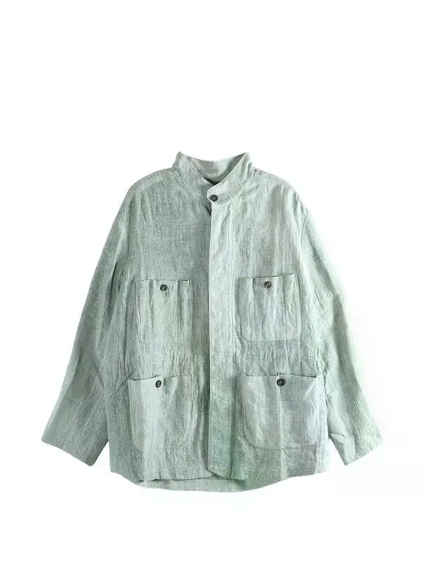ZIGGY CHEN Linen Shirt Jacket