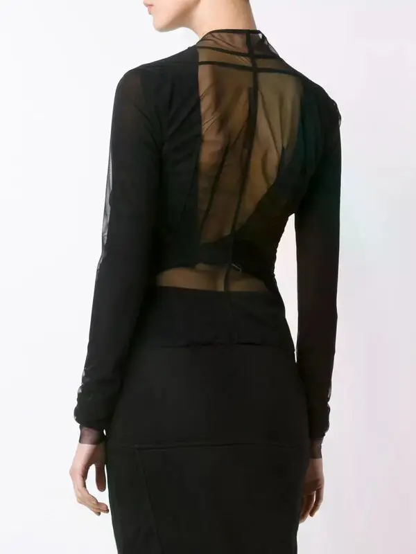 Rick Owens Fitted Sheer Jacket
