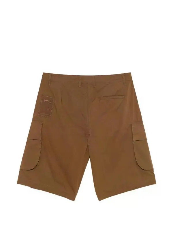 TEN C Pleated Cargo Shorts