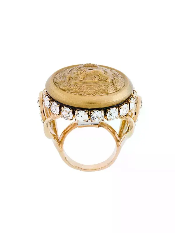 Dolce & Gabbana Lion Signet Ring - Yellow