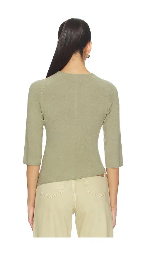 With Jéan Knit Button Down Top