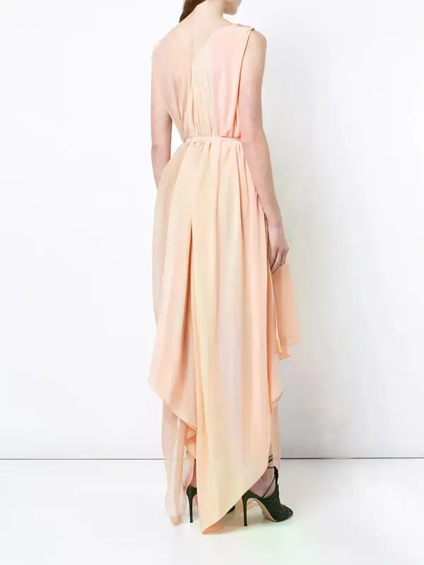 Vionnet Handkerchief Hem Long Dress