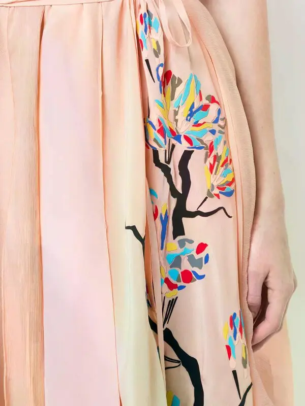 Vionnet Handkerchief Hem Long Dress