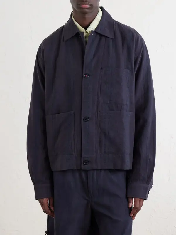 KARDO Bodhi Cotton-jacquard Jacket - Black