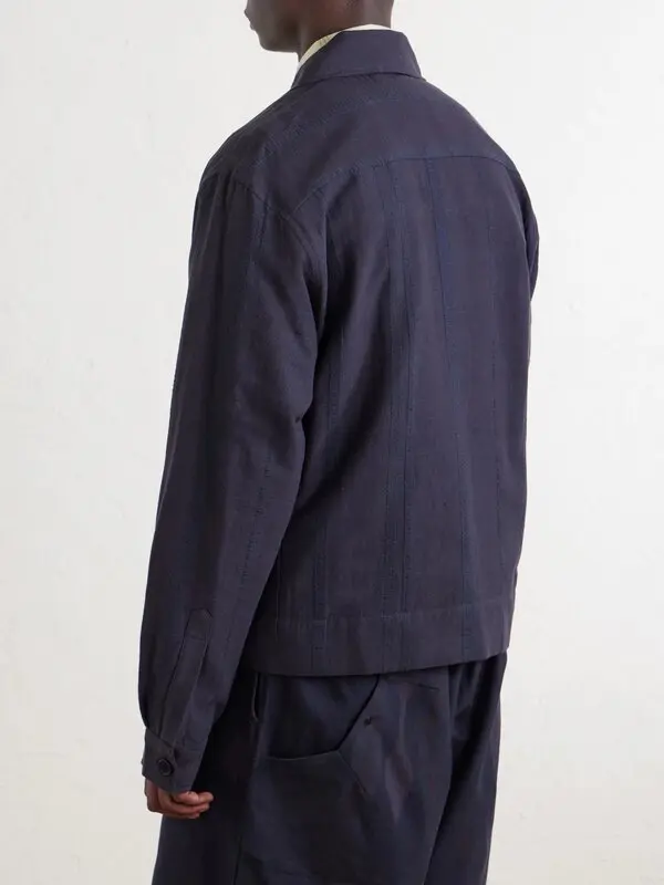 KARDO Bodhi Cotton-jacquard Jacket - Black