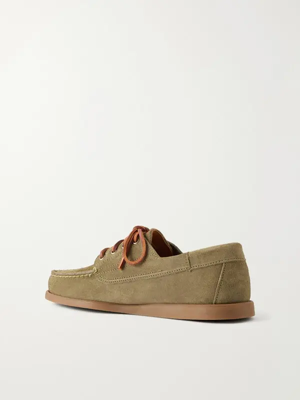 SEBAGO Askook Suede Boat Shoes - Green